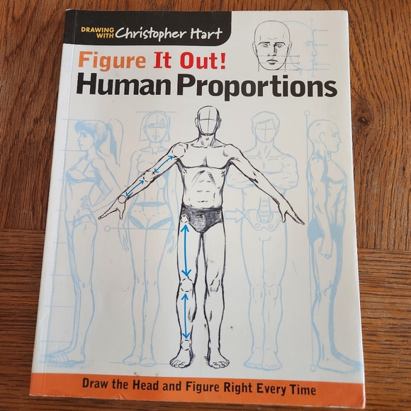 Other | Figure It Out Human Proportions Drawing Book By Christopher Hart | Poshmark